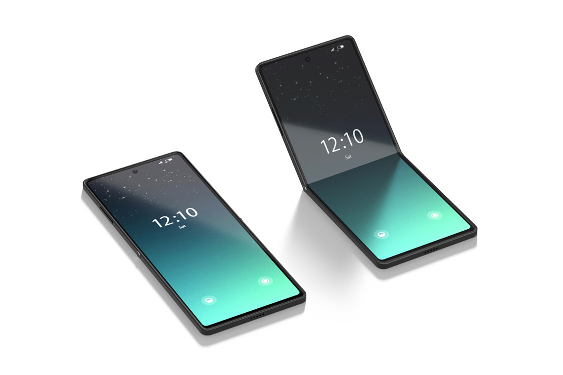 Animated Flex Flip Phone 3D Model, an Object 3D Model by rebrandy