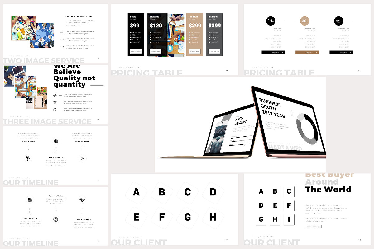 Minimum Powerpoint Template, a Presentation Template by ZAAS