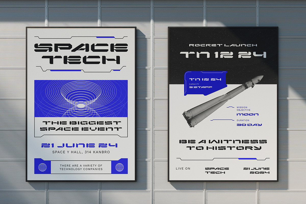 Vancord - Futuristic Display Font, a Font by Typia Nesia