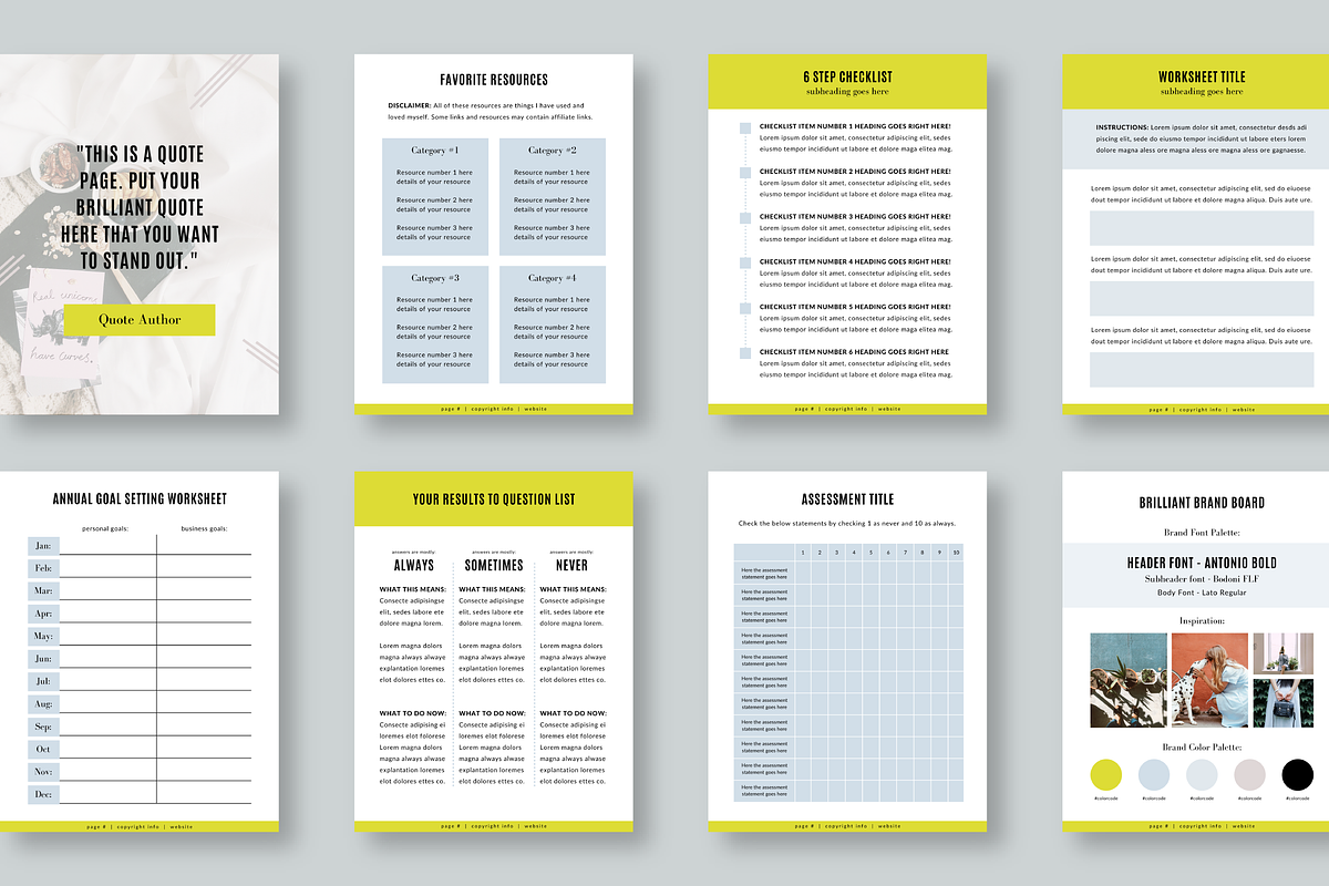Lead Magnet Templates, a Marketing Template by Studio Soluna | Creative ...