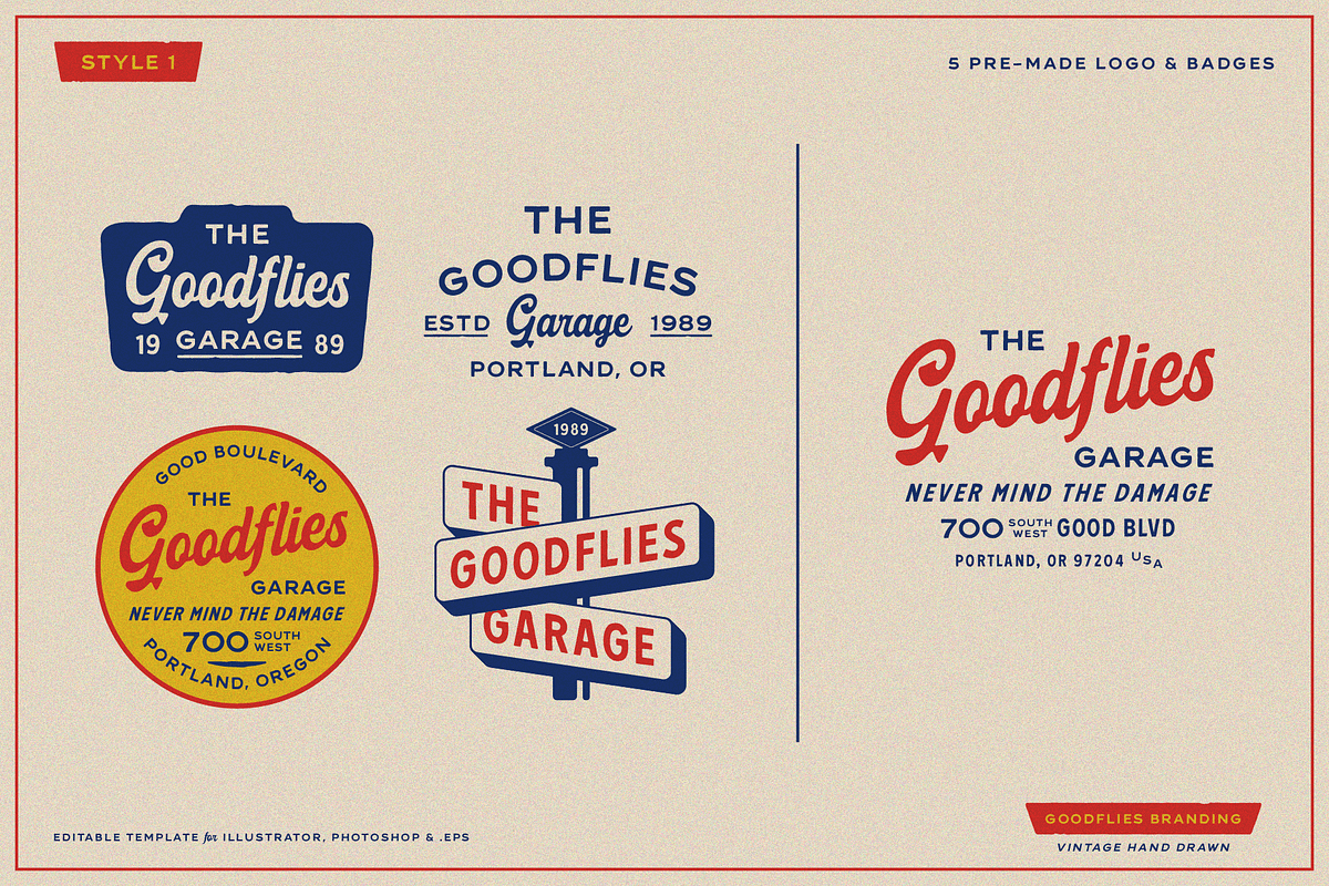 Goodflies Branding Kit, a Branding & Logo Template by Refolve Design