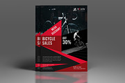 Bicycle Sales Flyer, a Flyer Template by graphicsunday