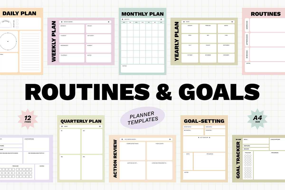 Routines and Goal Planner Collection