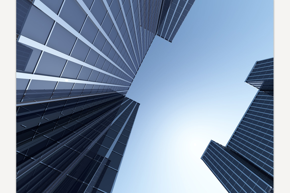 Skyscrapers 3d rendering, a Technology Illustration by 3D Graphics Shop