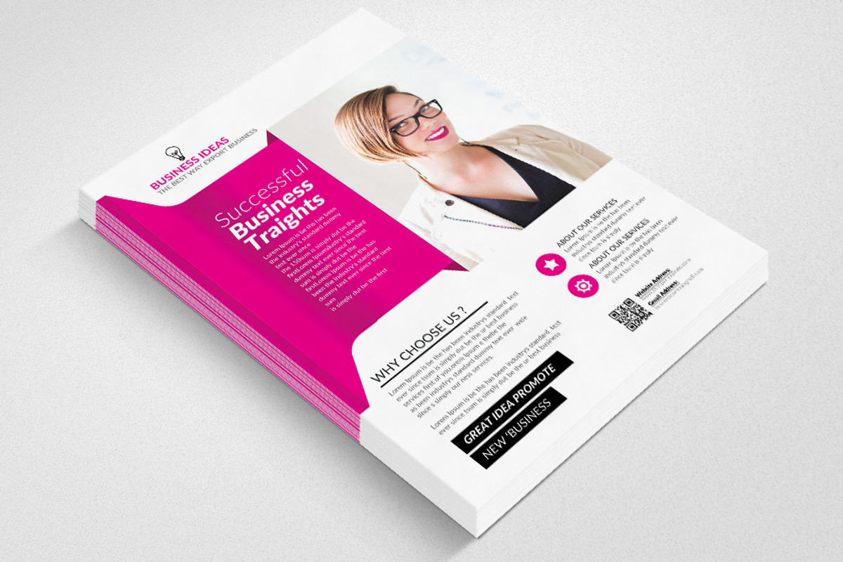 Business Analyst Flyer Templates, a Flyer Template by Design Up