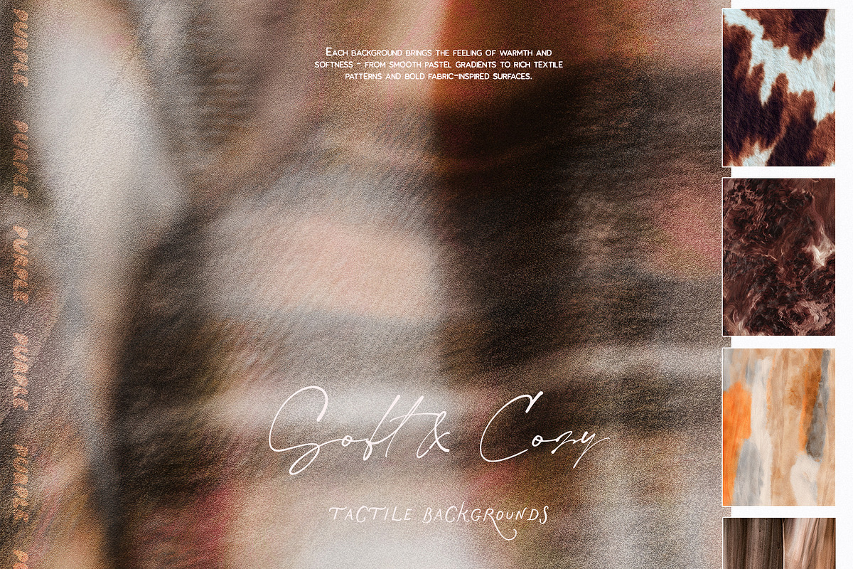 Soft & Cozy: Tactile Backgrounds