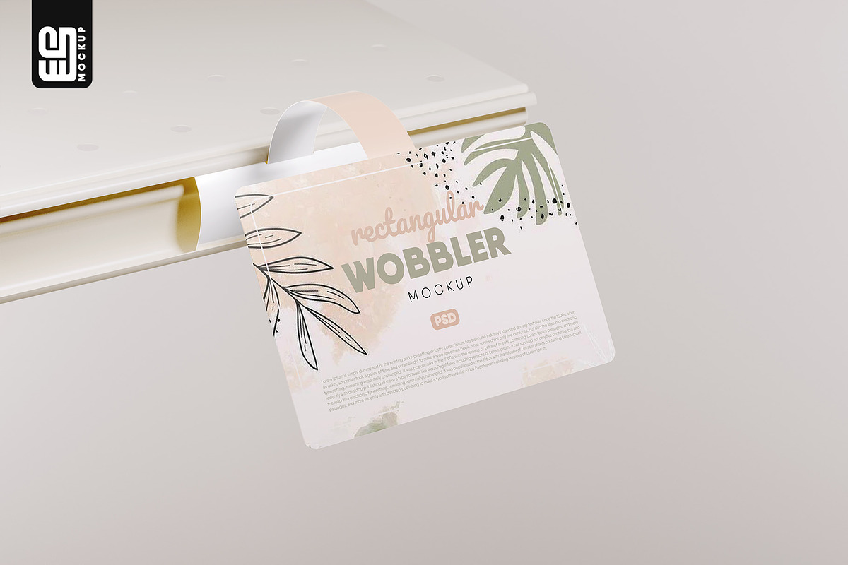 Shelf Wobbler Mockup, an Advertising Mockup by SD Mockup