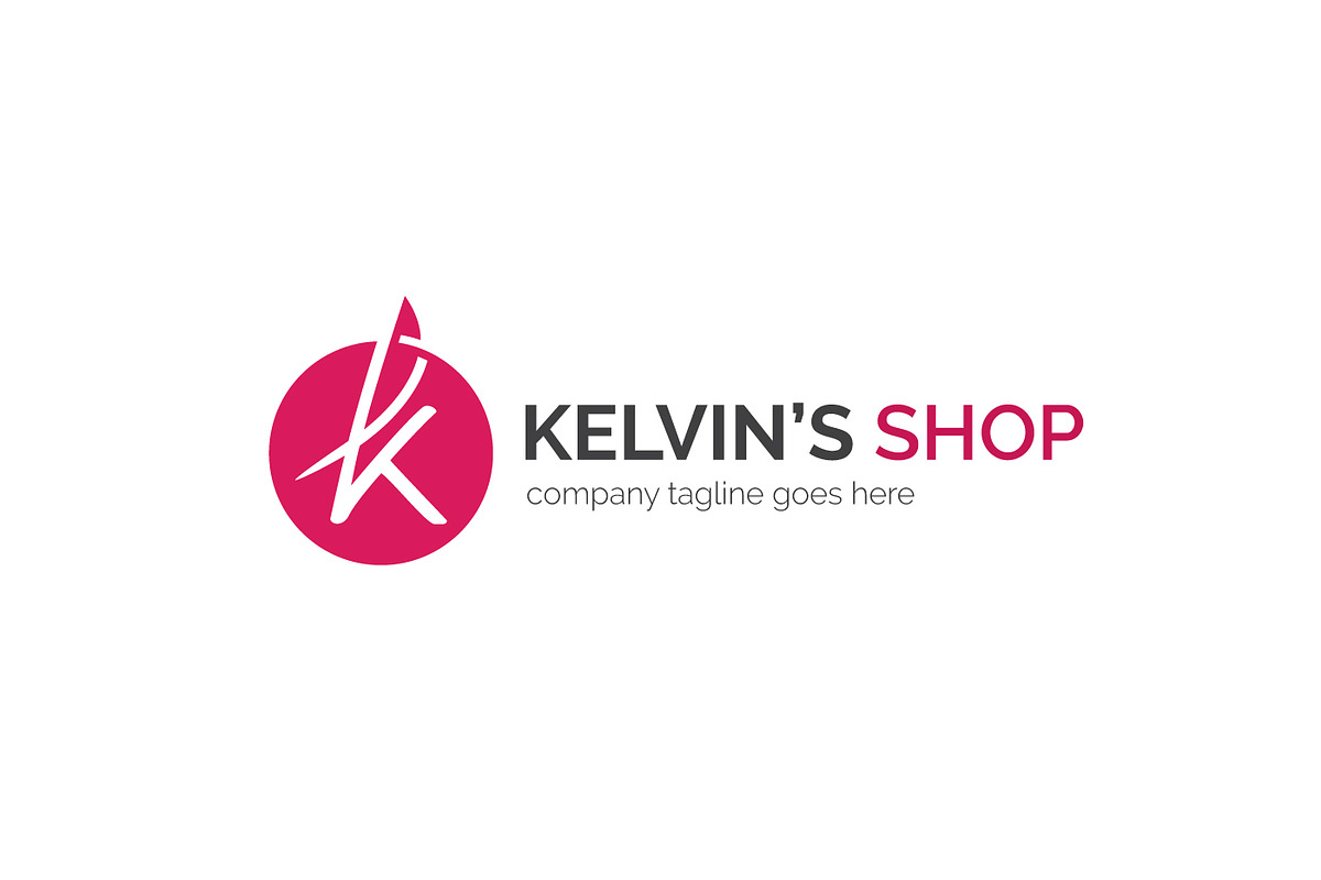 Kelvin Letter K logo, a Branding & Logo Template by XpertgraphicD