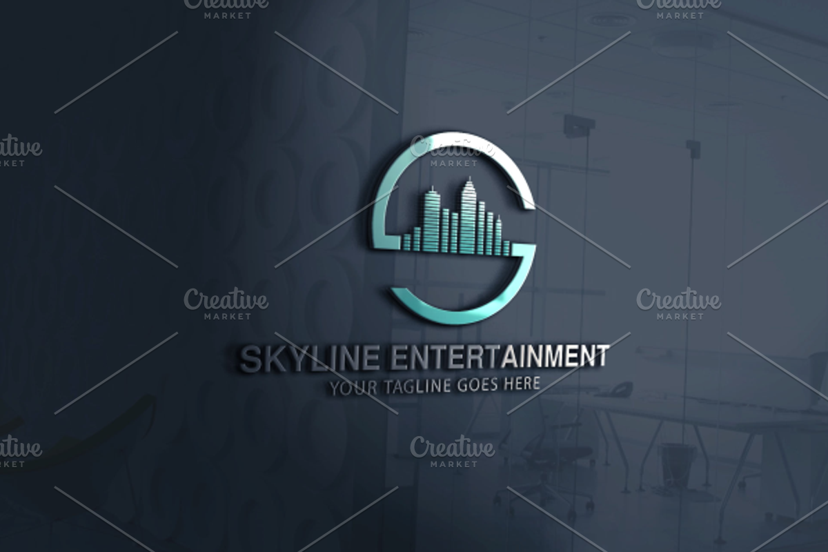 Skyline Entertainment Logo, a Branding & Logo Template by REDVY CREATIVE