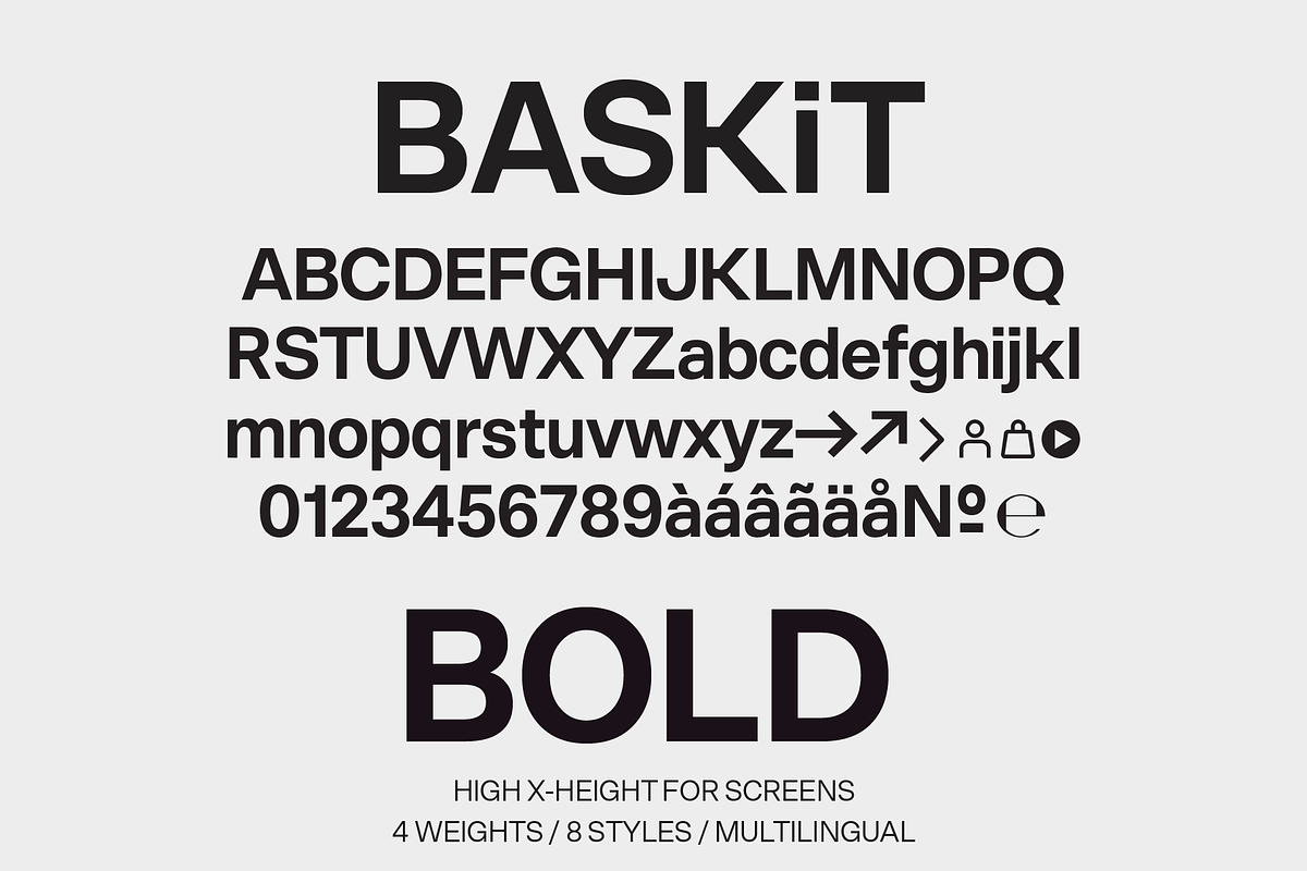BASKiT Commerce and Branding Font