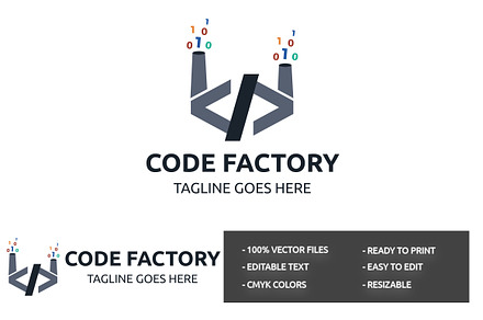 Fly Code Logo, a Branding & Logo Template by Design_Planet