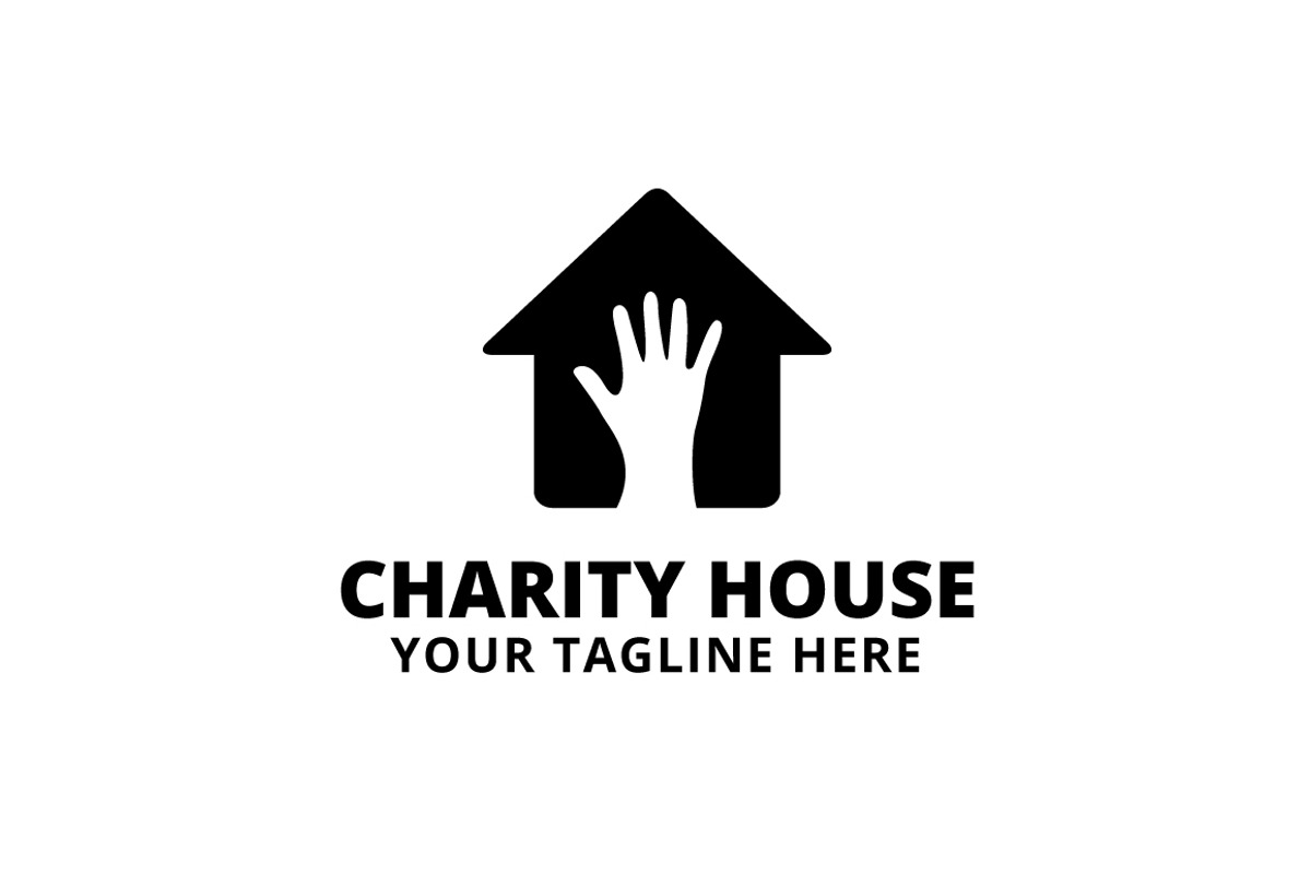 Charity House Logo Template, a Branding & Logo Template by Logo20