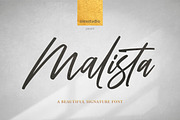 Malista // Signature Script, a Script Font by Olexstudio