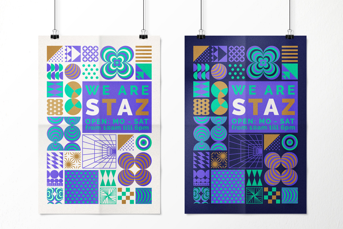 Geometric Fun - Patterns Bundle, a Pattern Graphic by kloroform