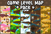 Game Level Maps Pack, an Illustration by pzUH