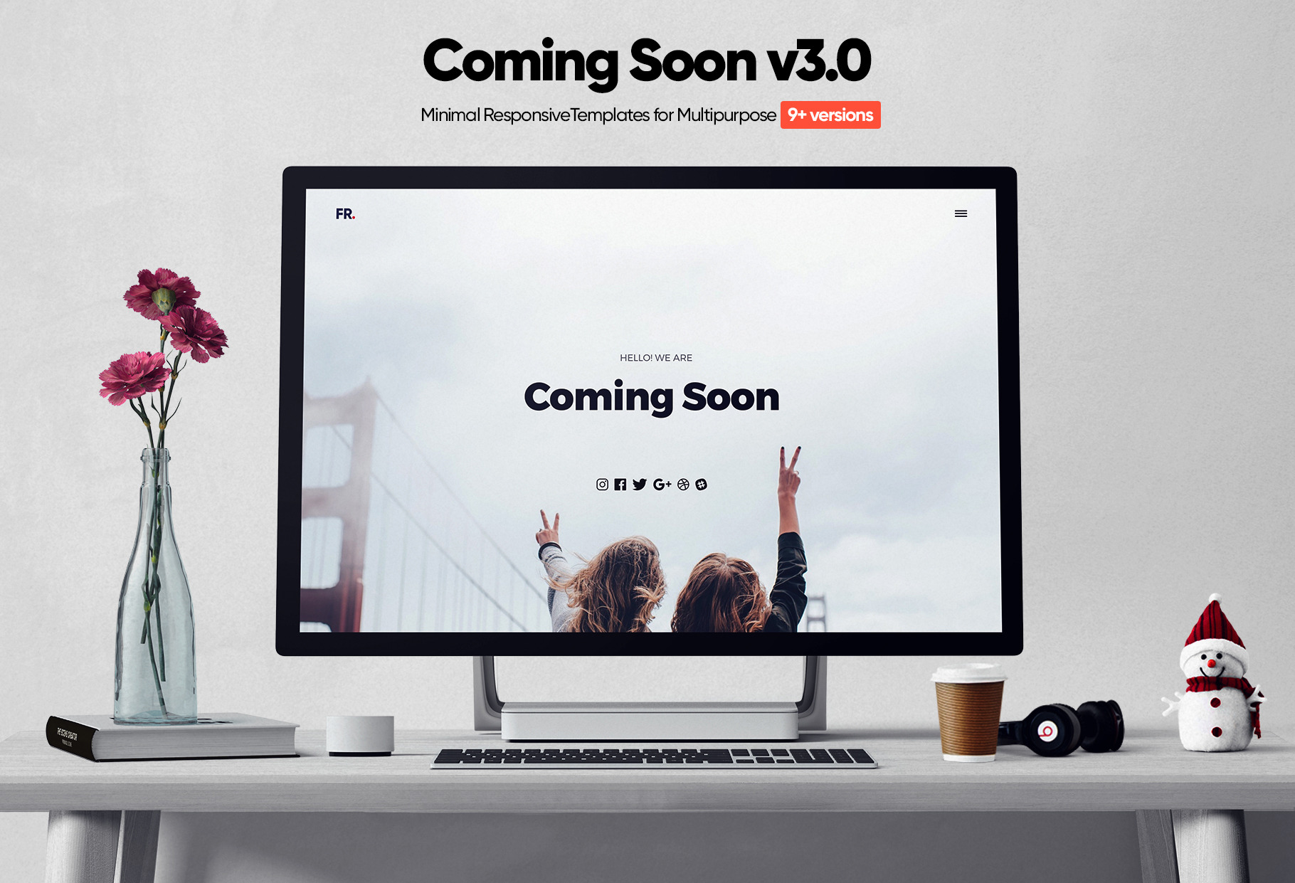 Coming Soon Minimal Template, a Websites & App Template by Faizur ...