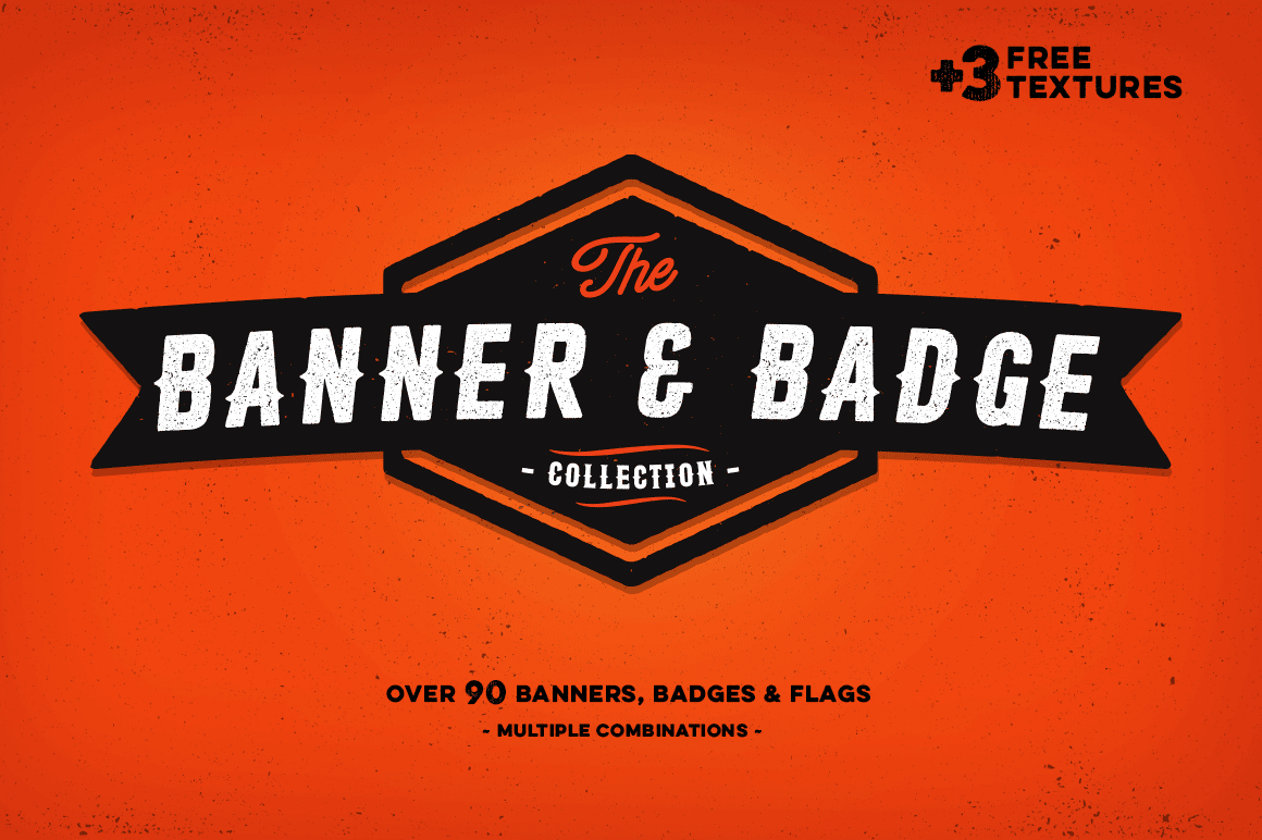 Banner & Badge Collection, an Object Graphic by Arkitype