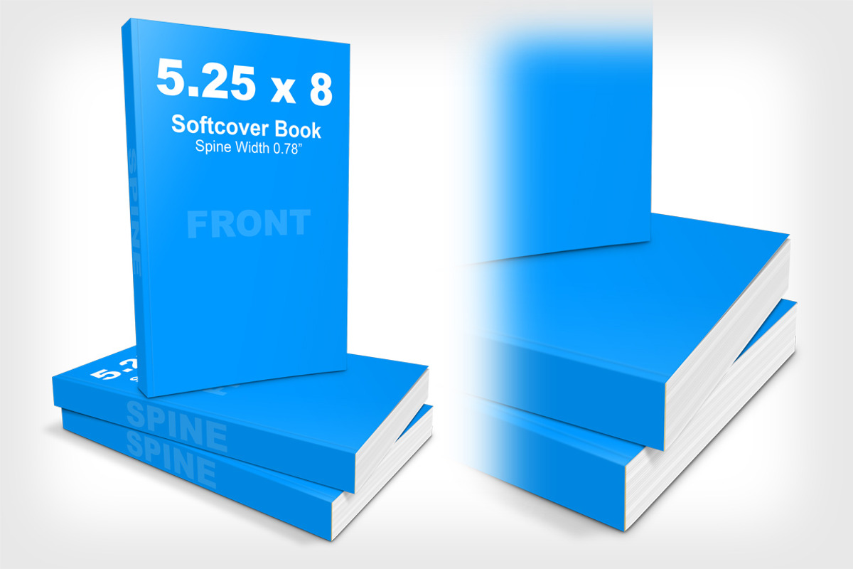 Paperback Softcover Book Mockup