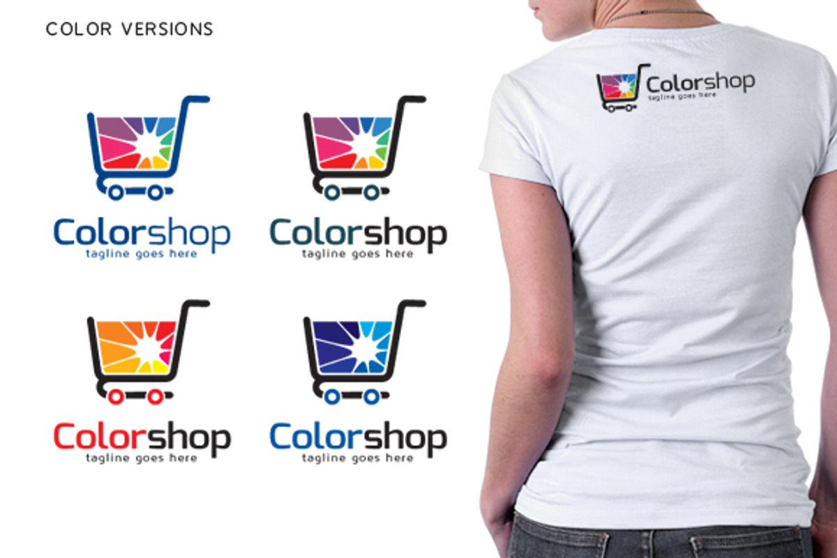 Color Shop Logo Template, a Branding & Logo Template by gunaonedesign