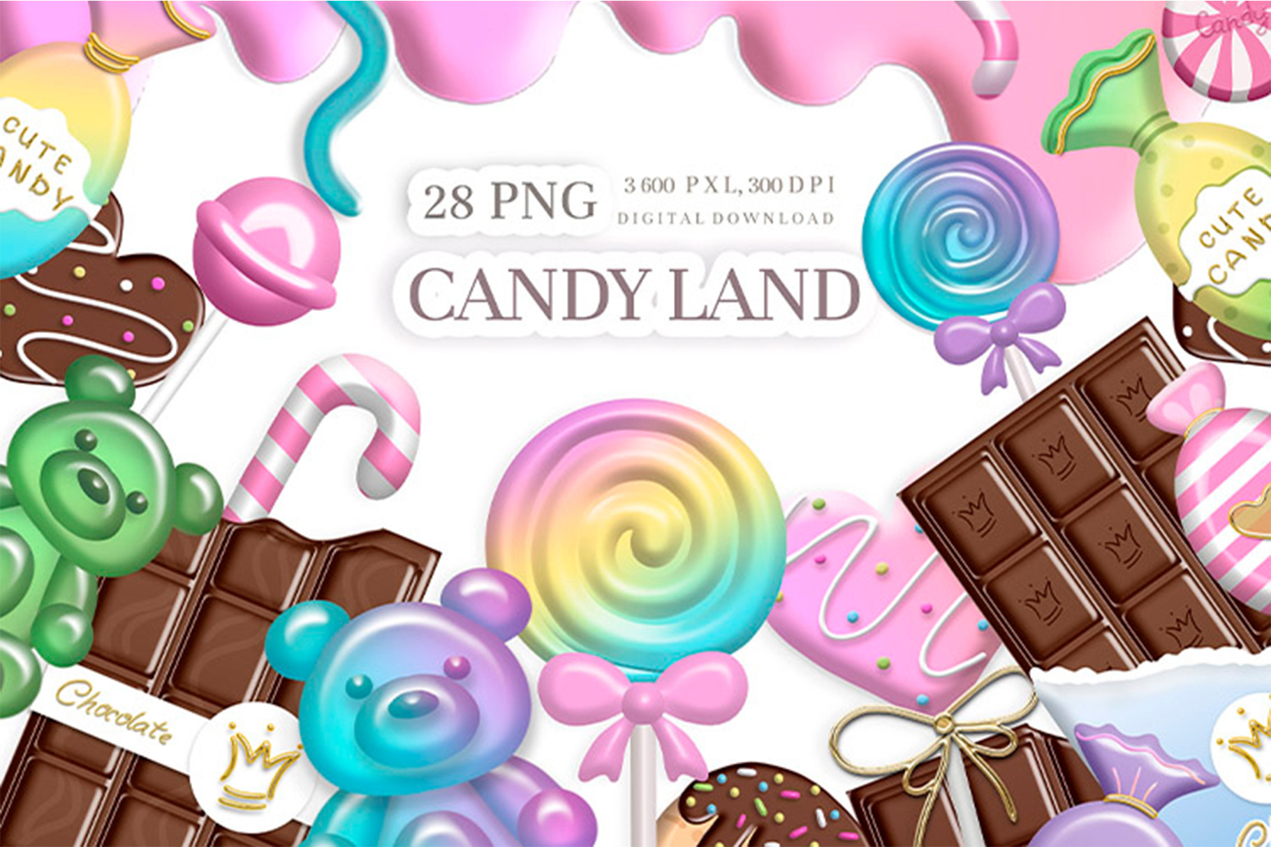 Candyland clipart