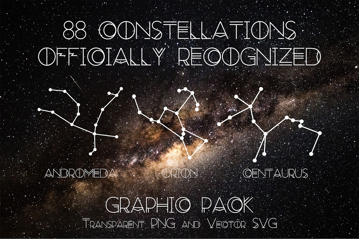 88 Astrology Constellations, an Object Illustration by TheSlavicRoots