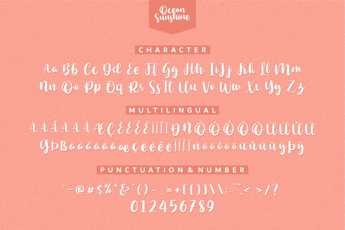 Ocean Sunshine Font, a Script Font by Allouse Studio