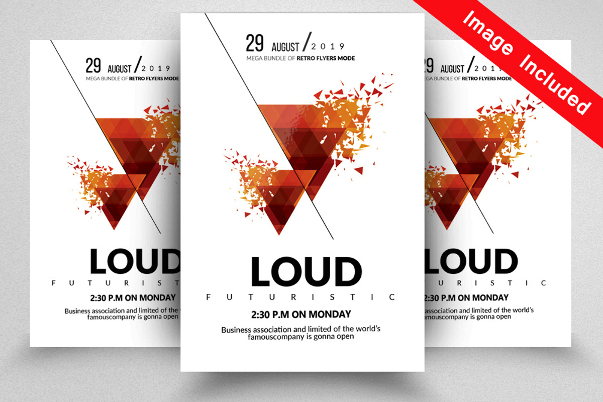 Loud Party Flyer Templates, a Flyer Template by Business Flyers