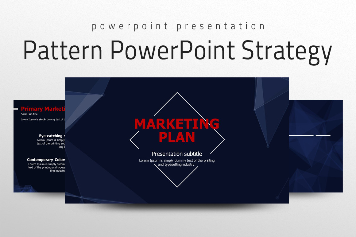 Pattern PowerPoint Strategy, a Presentation Template by GoodPello