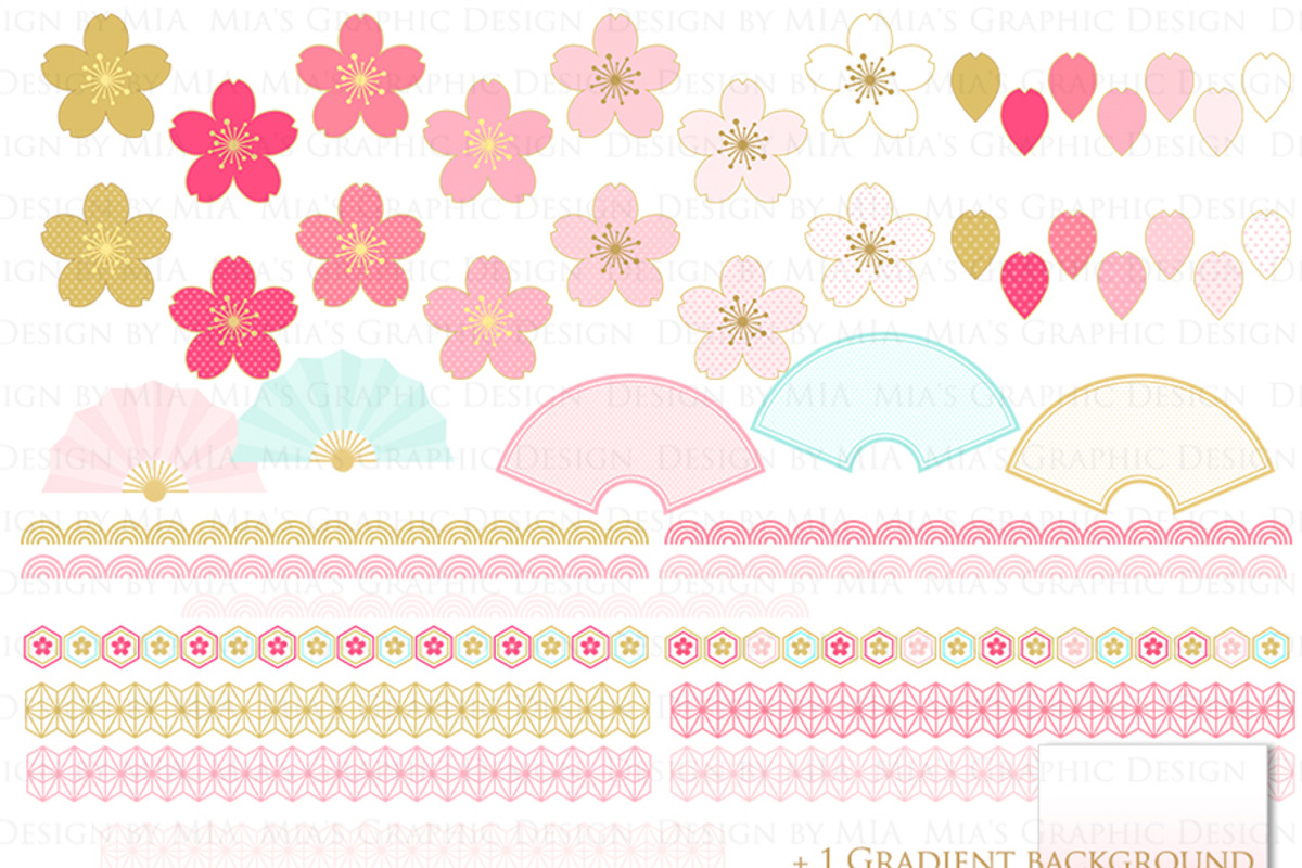 Cherry Blossom, Japanese Sakura, an Illustration by Mia's Graphic Design