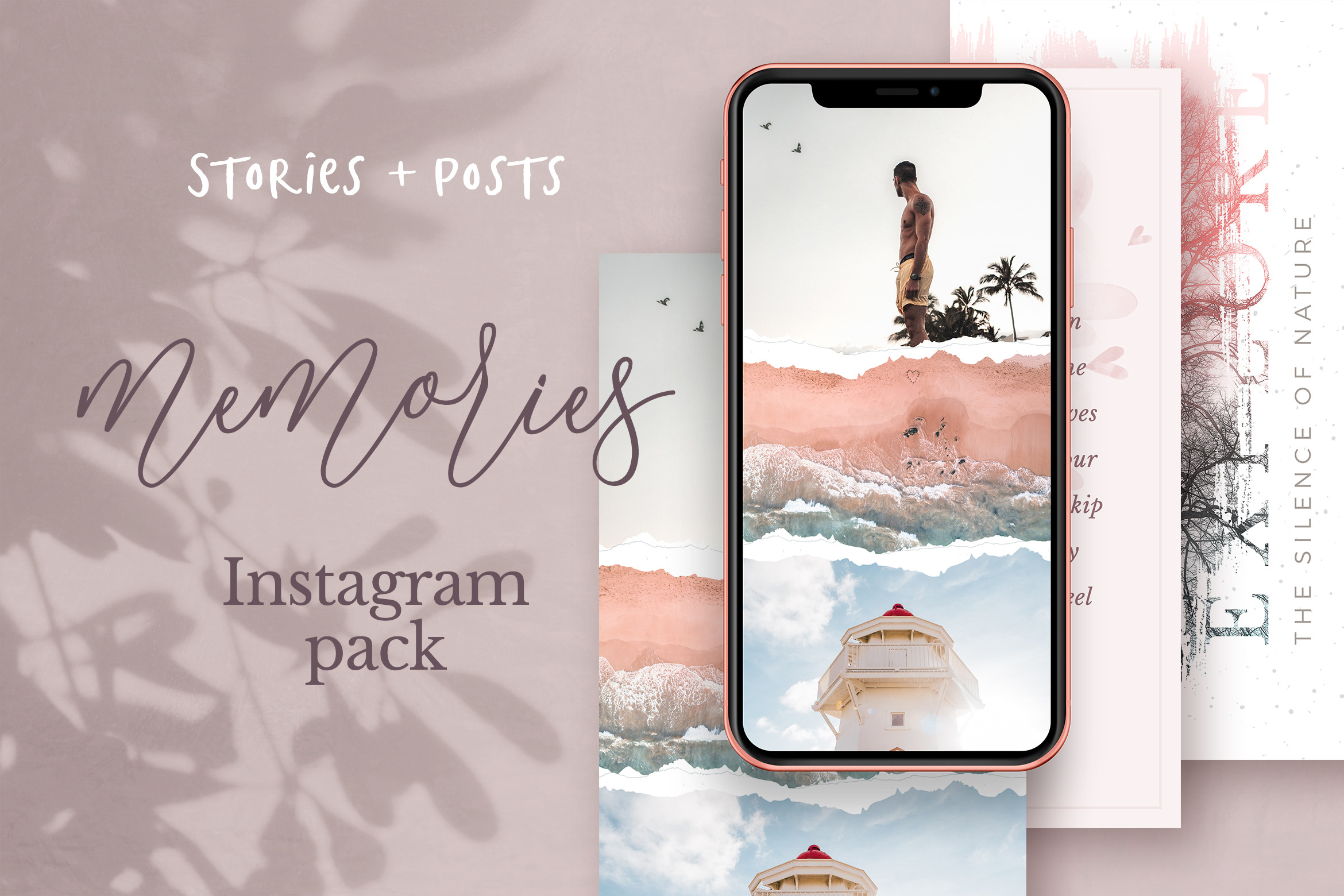 Memories Instagram Pack, a Social Media Template by Crevo Studio