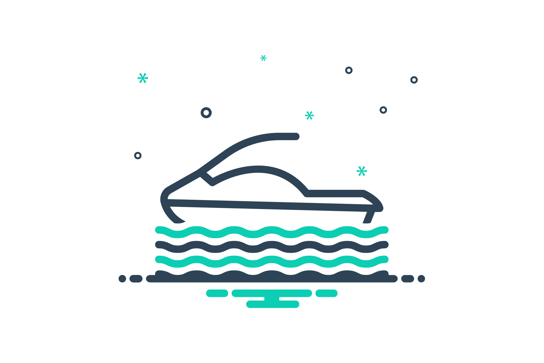Hydrocycle water icon, an Icon by Creative priyanka