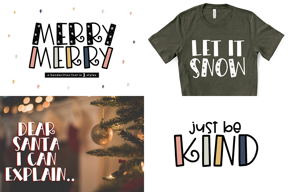 Christmas Font Bundle | 10 Fonts