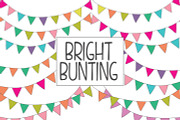 Colorful Bunting Clip Art, an Illustration by Hello Muse Design ...