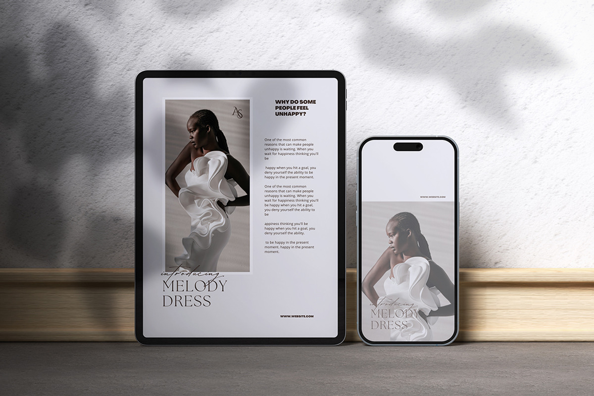 iPad and iPhone Mockup, a Wearable Device Mockup by graphicstory