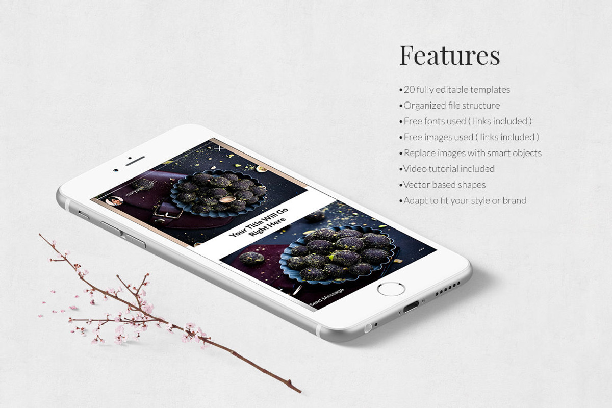 Food Animated Instagram Stories, a Social Media Template by Social ...