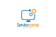 computer service logos, a Branding & Logo Template by Logocreative