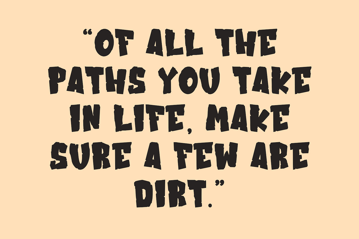 Raja Batu Handmade Display Font, a Sans Serif Font by Maulana Creative ...