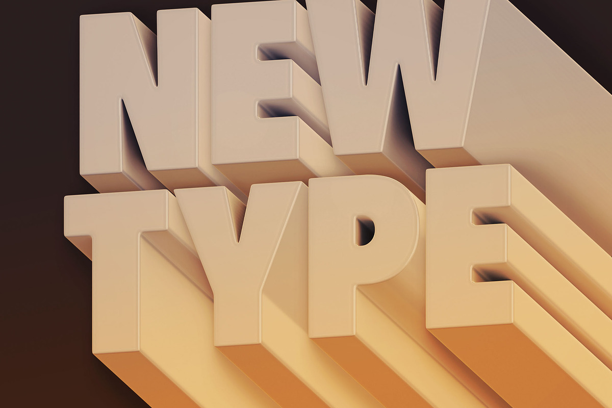 Long Letters - 3D Lettering, a Graphic by MIIM