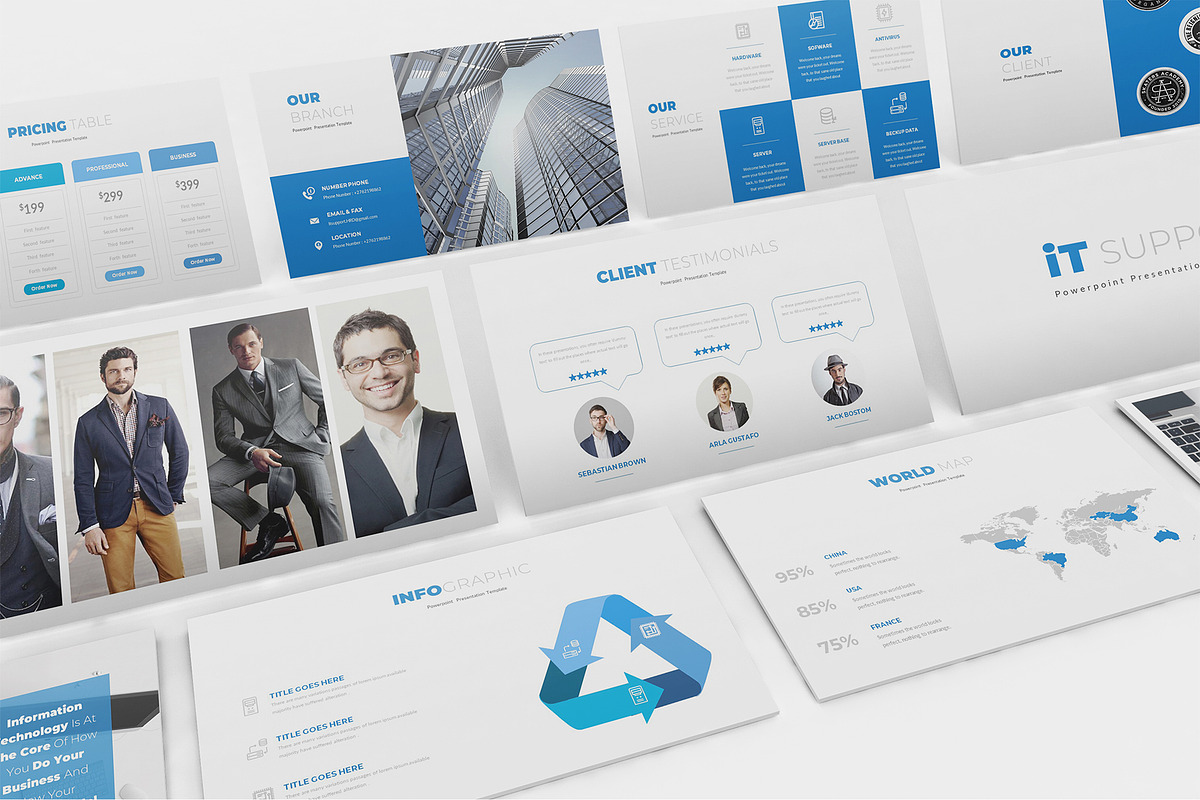 IT Support Powerpoint Template, a Presentation Template by Incools ...