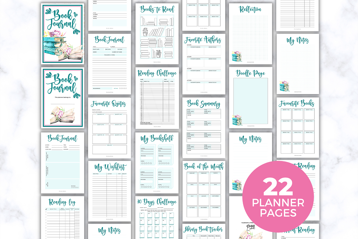 Book Journal - Printable
