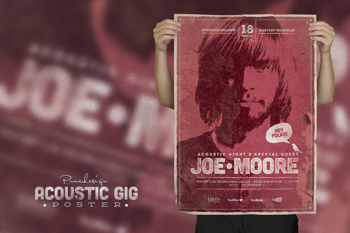 Acoustic GIG Poster, a Flyer Template by PuneDesign