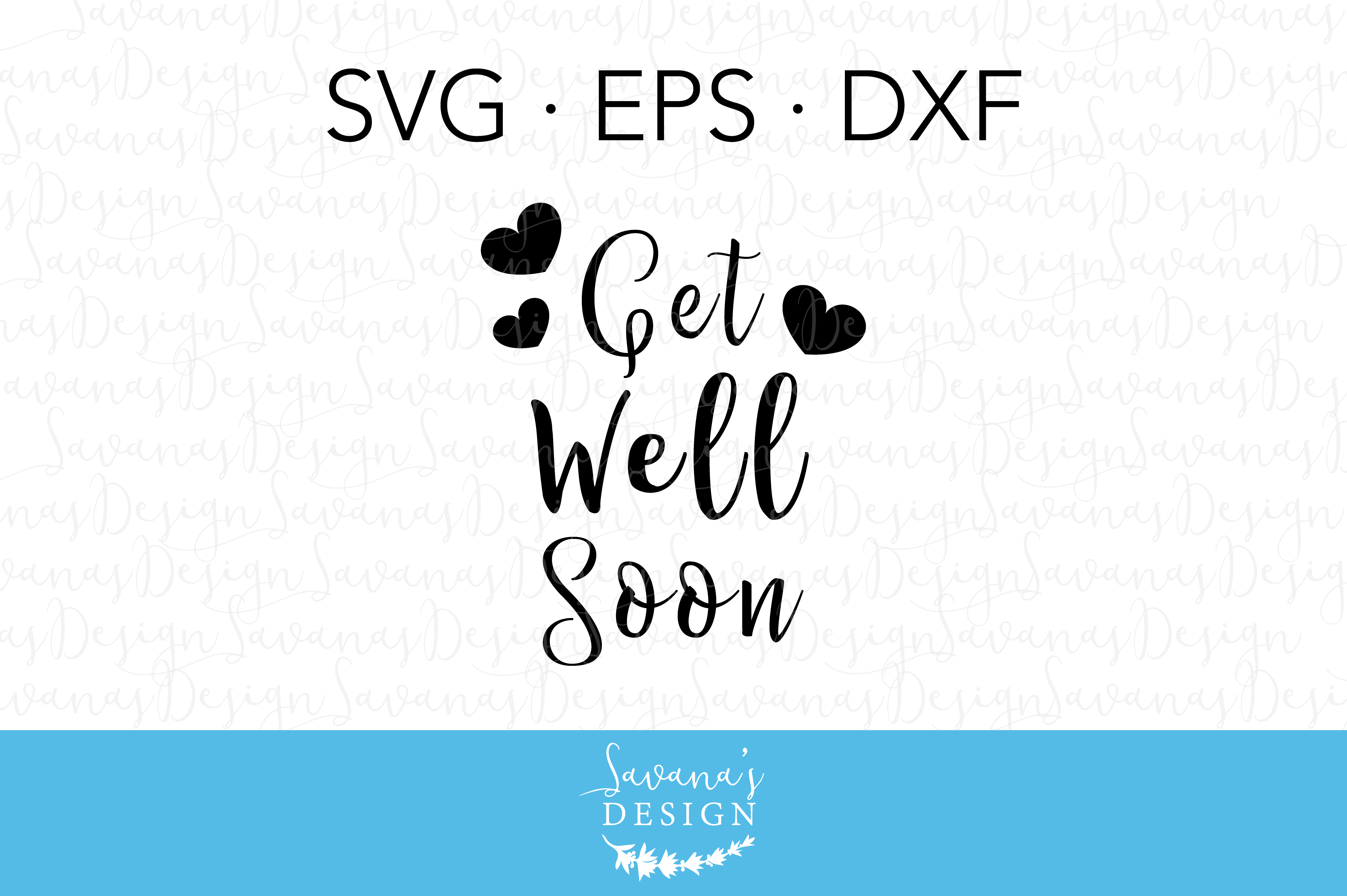 Get Well Soon Vector Files, a Card Template by SavanasDesign