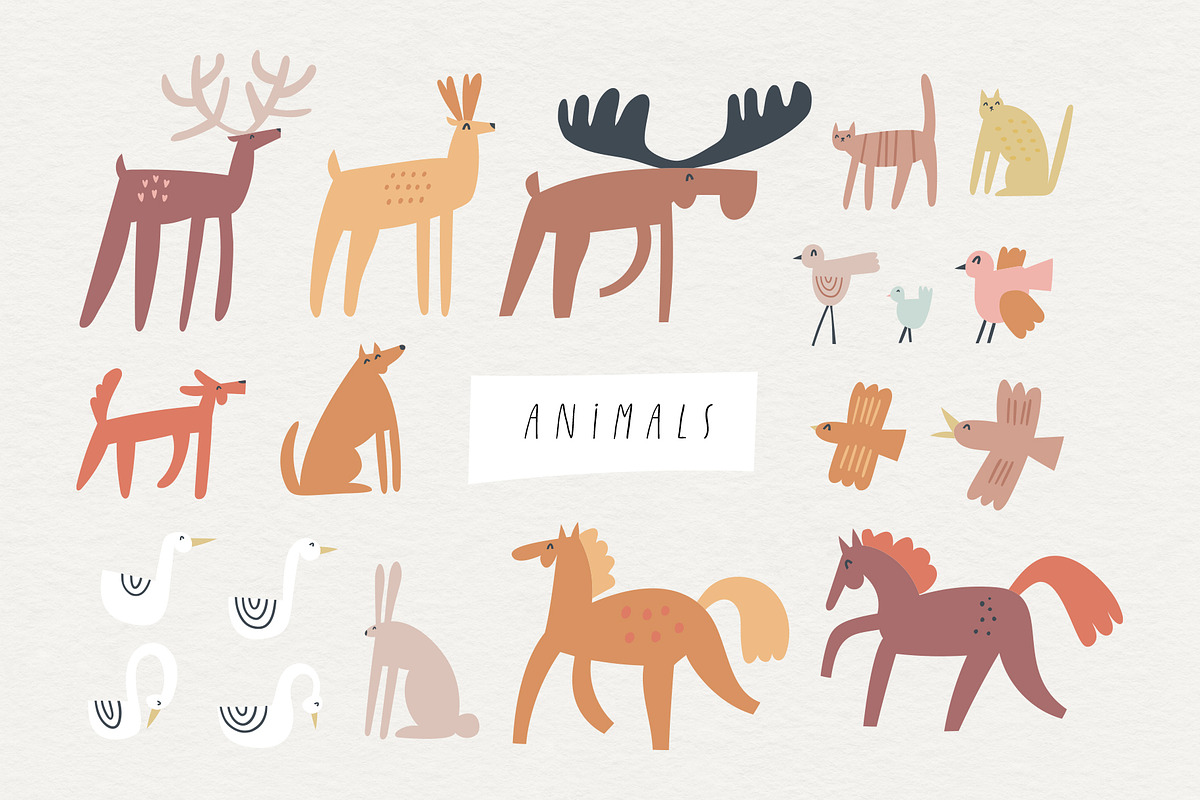 Boho map creator - 270+ elements, a Decorative Illustration by Olia