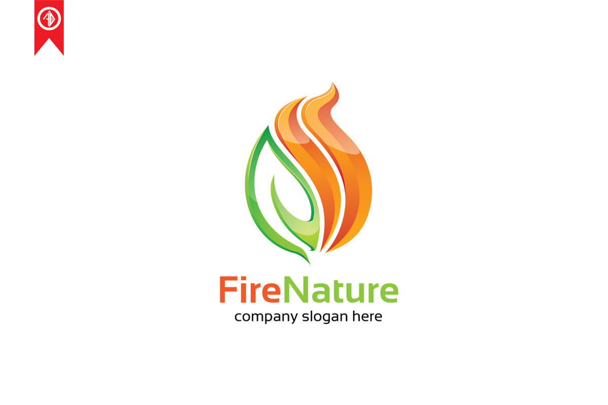 Fire Nature - Logo Template, a Branding & Logo Template by Artha Desain