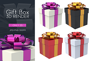Gift Box 3D | Graphic Objects ~ Creative Market