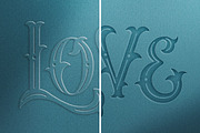Letter Press Text Effect, a Layer Style Add-On by Design Squad