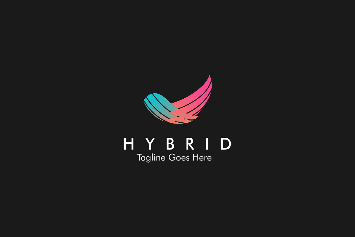 Hybrid logo, a Branding & Logo Template by Maxim apperian