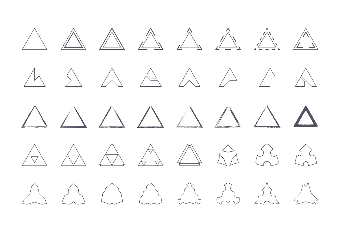 Logo Creator Triangle Shapes Edition, a Branding & Logo Template by ...