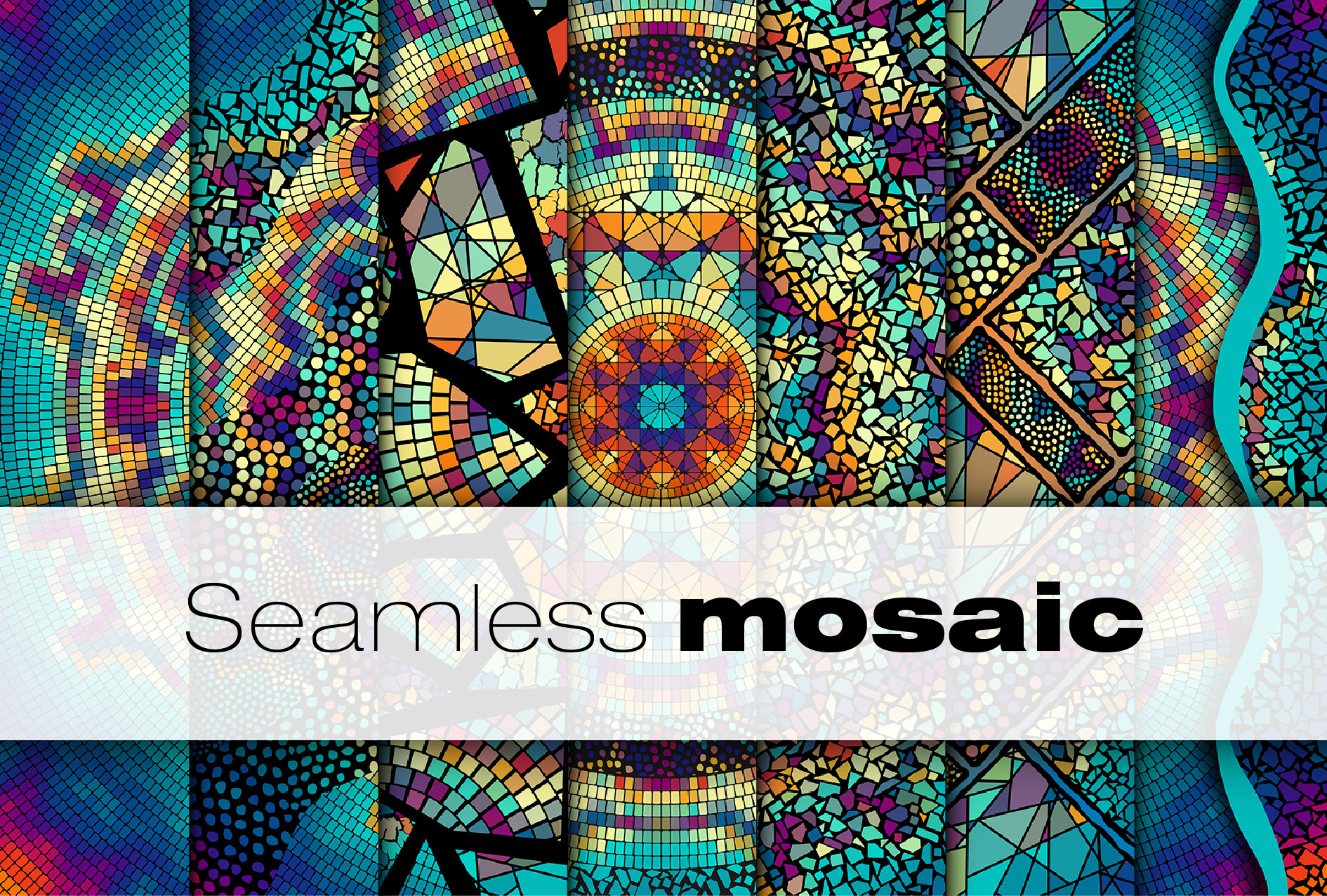 Ceramic tiles seamless patterns.