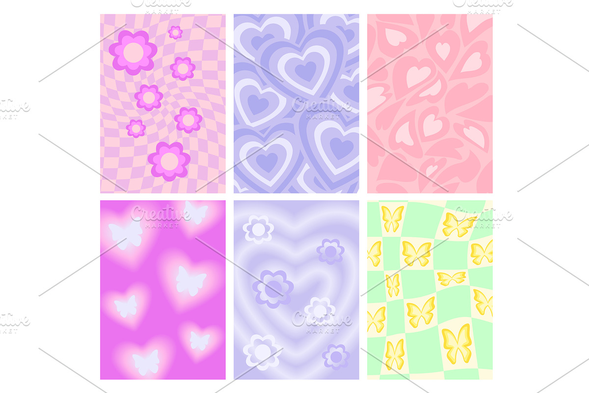 Y2k backgrounds. Groove backdrop, an Illustration by winwin.art